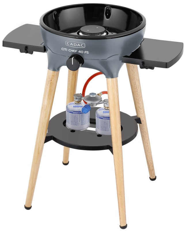 CADAC Gasgrill Citi Chef 40 FS BBQ / Dome steel grey, 50 mbar