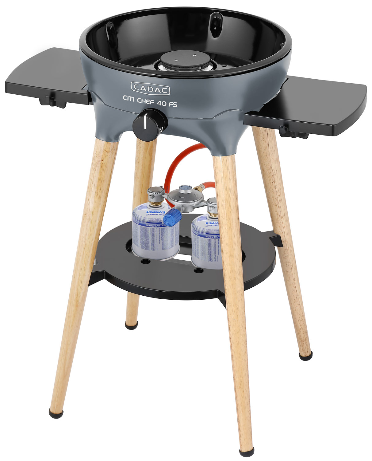 CADAC Gasgrill Citi Chef 40 FS BBQ / Dome steel grey, 50 mbar