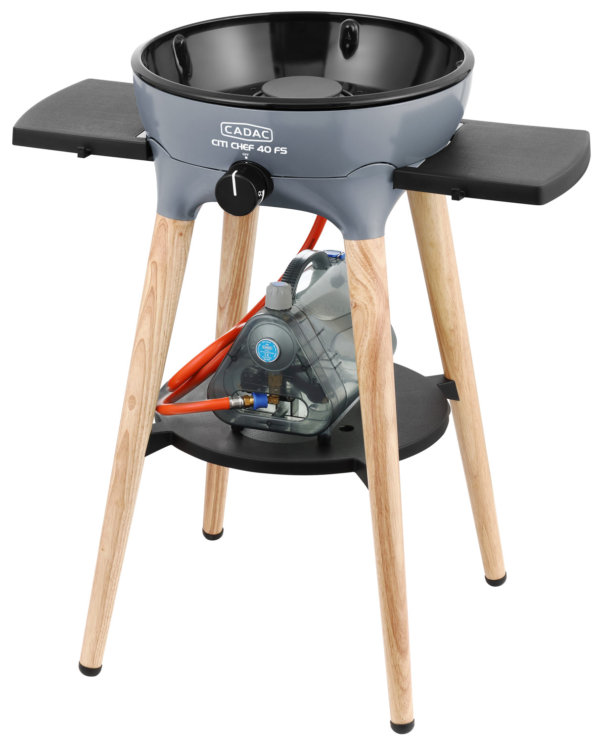 CADAC Gasgrill Citi Chef 40 FS BBQ / Dome steel grey, 50 mbar